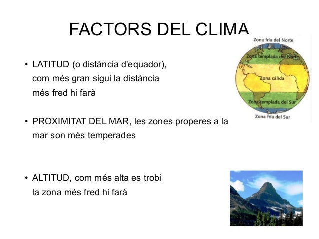 Tema 8 El temps atmosfèric i el clima