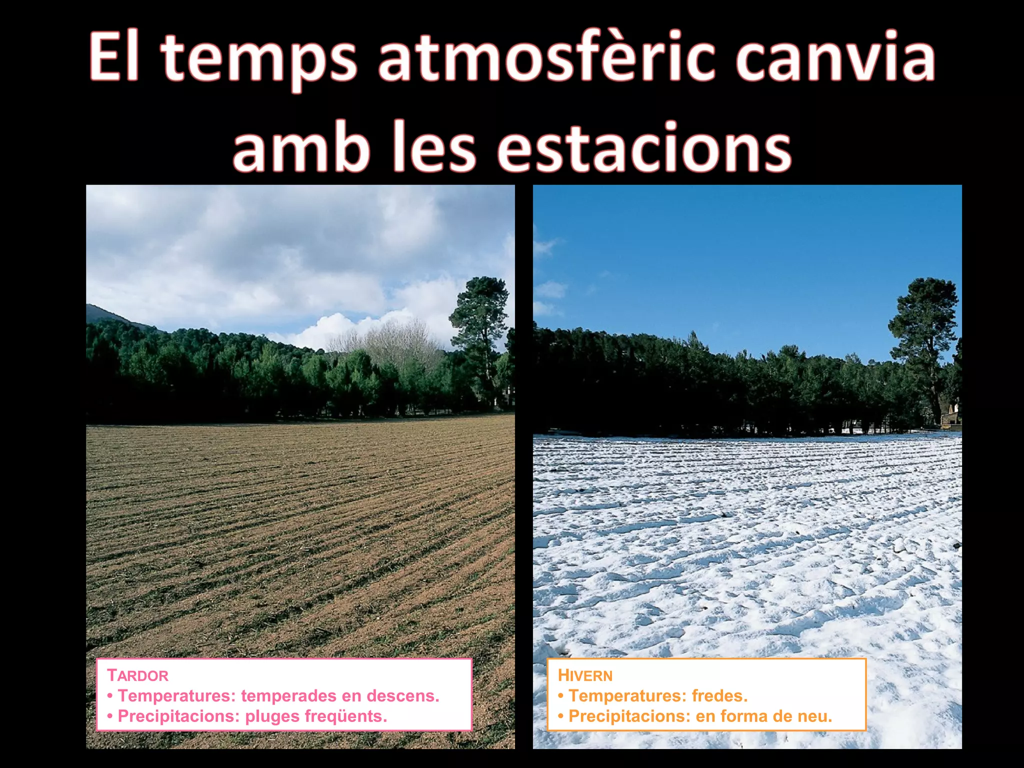 Tema 8: El temps atmosfèric i el clima | PPT
