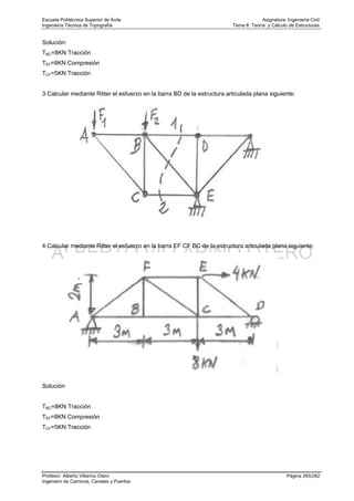 Tema 8 teoria y calculo de estructuras | PDF