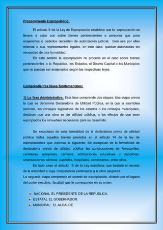 LA EXPROPIACION. | DOCX