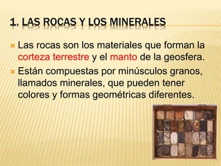 Tema 8 las rocas y los minerales | PPT