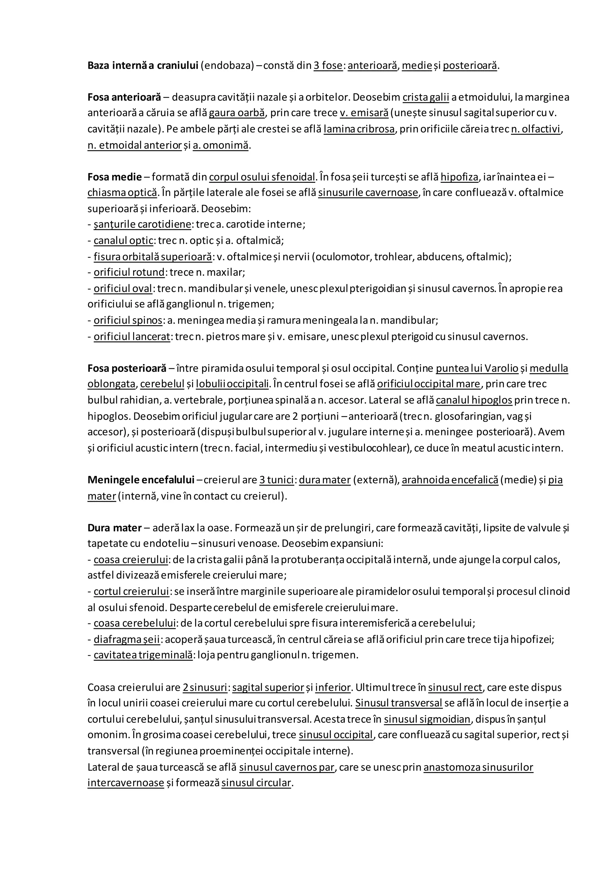 Anatomie Topografică: Regiunea capului | DOCX