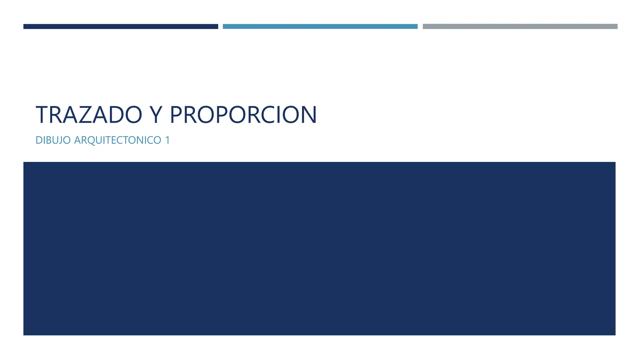 El Trazo Y Proporción En Dibujo Técnico Ppt Descarga Gratuita
