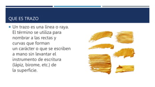 el trazo y proporción en dibujo técnico | PPTX