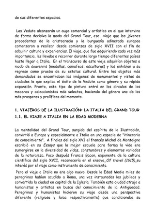 Tema 9 . la veduta y el viaje | ODT