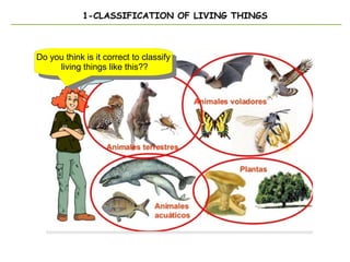 Classification Of Living Things For Kids