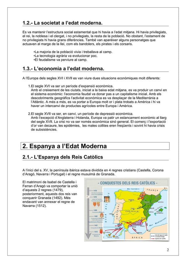 Tema 8. edat moderna | PDF