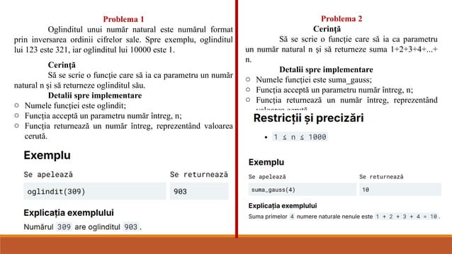 Tema9_Anul1.pptx. Programarea procedurala | PPTX