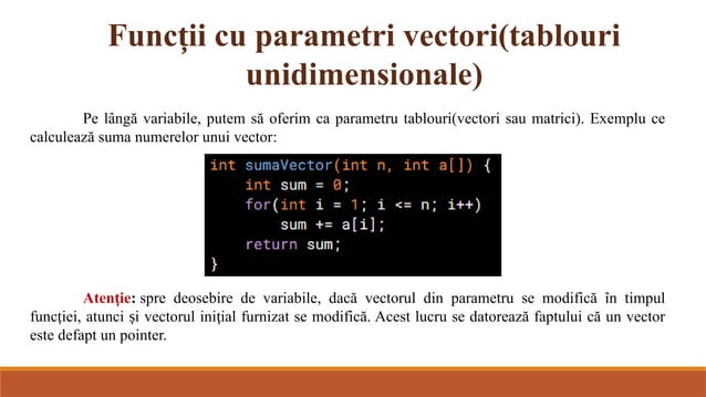 Tema9_Anul1.pptx. Programarea procedurala | PPTX