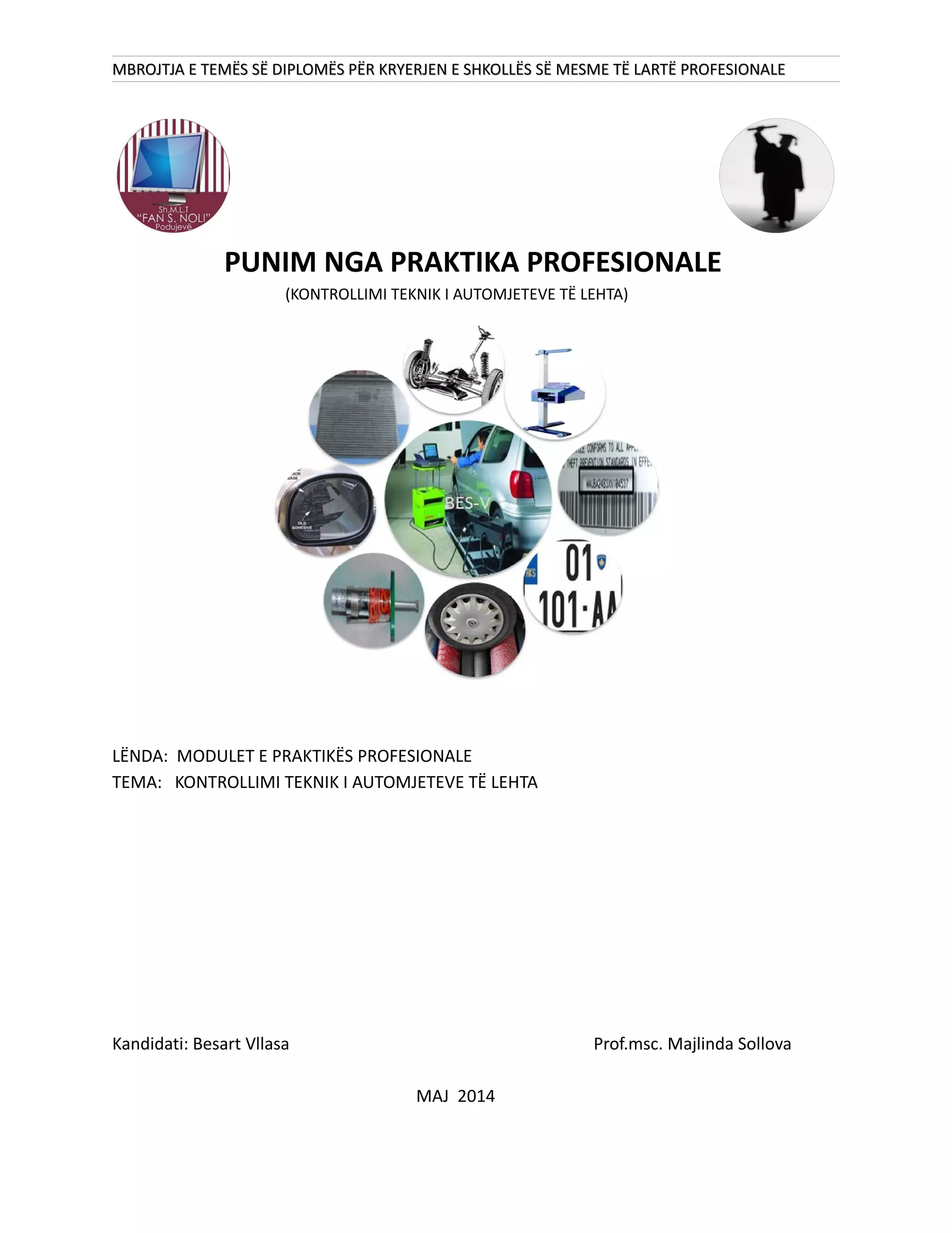 Kontrollimi Teknik I Automjeteve Te Lehta | PDF