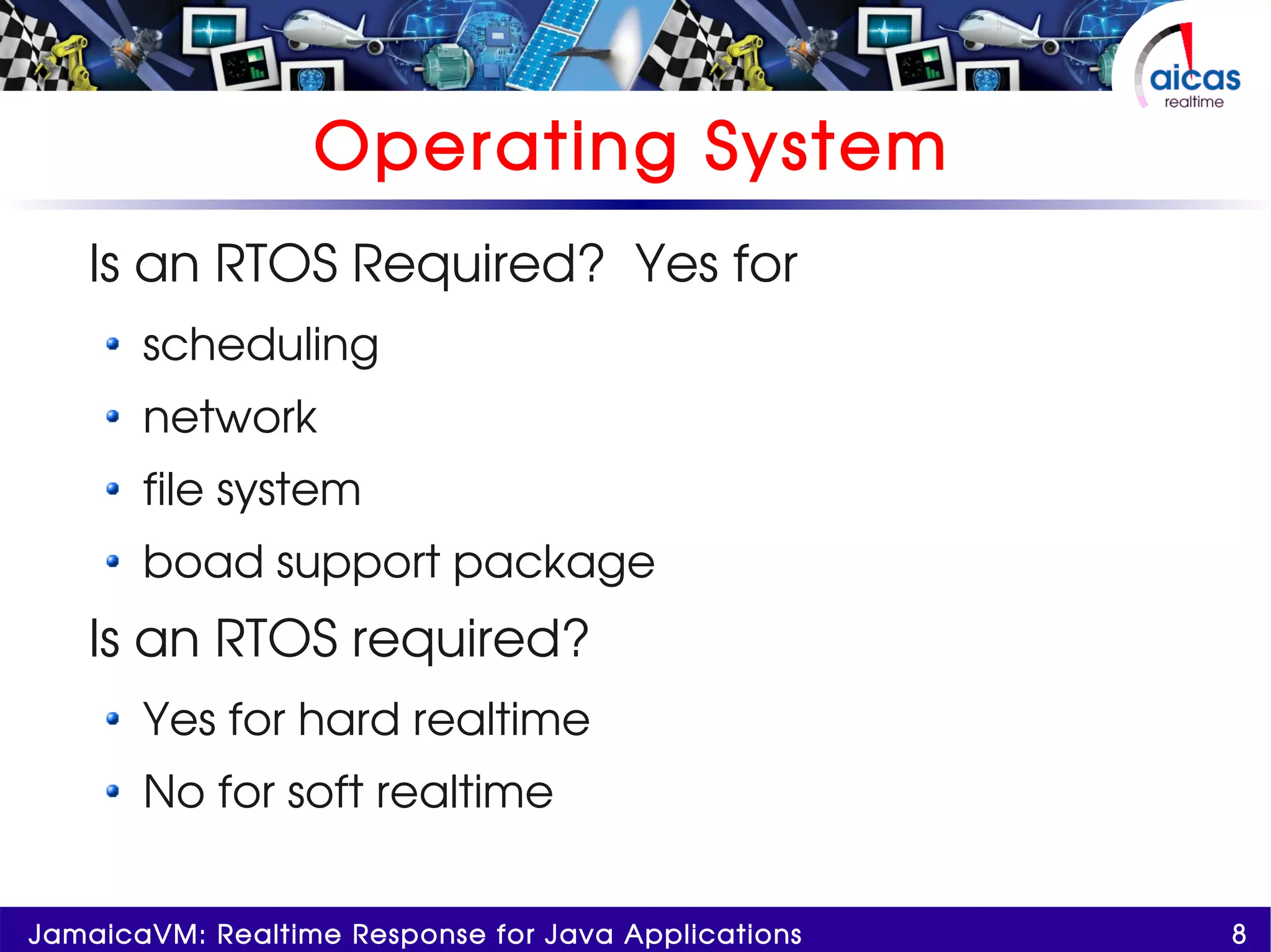 Moving to Realtime Java for Embedded Systems af James Hunt, Aicas | PDF
