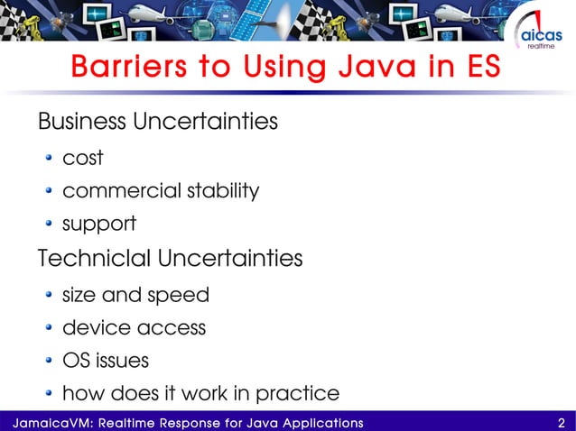 ﻿Moving to Realtime Java for Embedded Systems af James Hunt, Aicas | PDF | Operating Systems ...