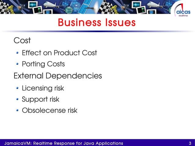 Moving to Realtime Java for Embedded Systems af James Hunt, Aicas ...
