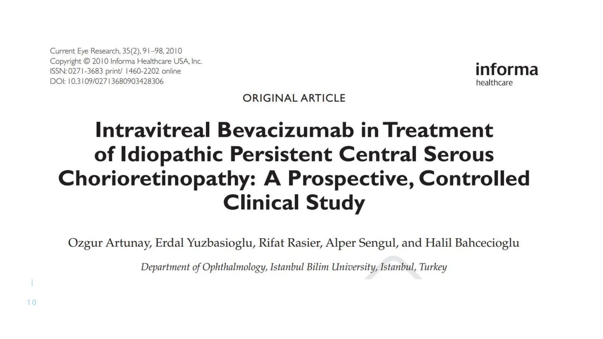 Tema de investigacion CSC Bevacizumab vs Esprinolactona.pptx