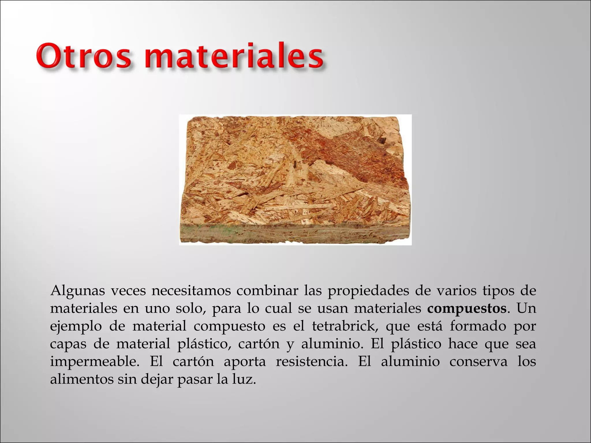 Tema de materiales | PPT