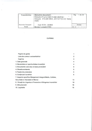 Tema de proiectare statia arefu | PDF