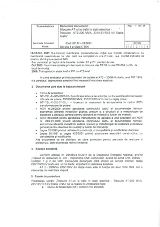 Tema de proiectare statia arefu | PDF