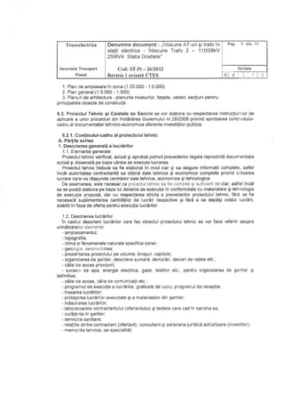 Tema de proiectare statia gradiste | PDF