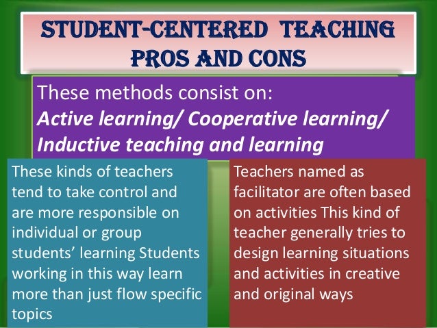 Childcentered teaching and interactive teaching methods for a better