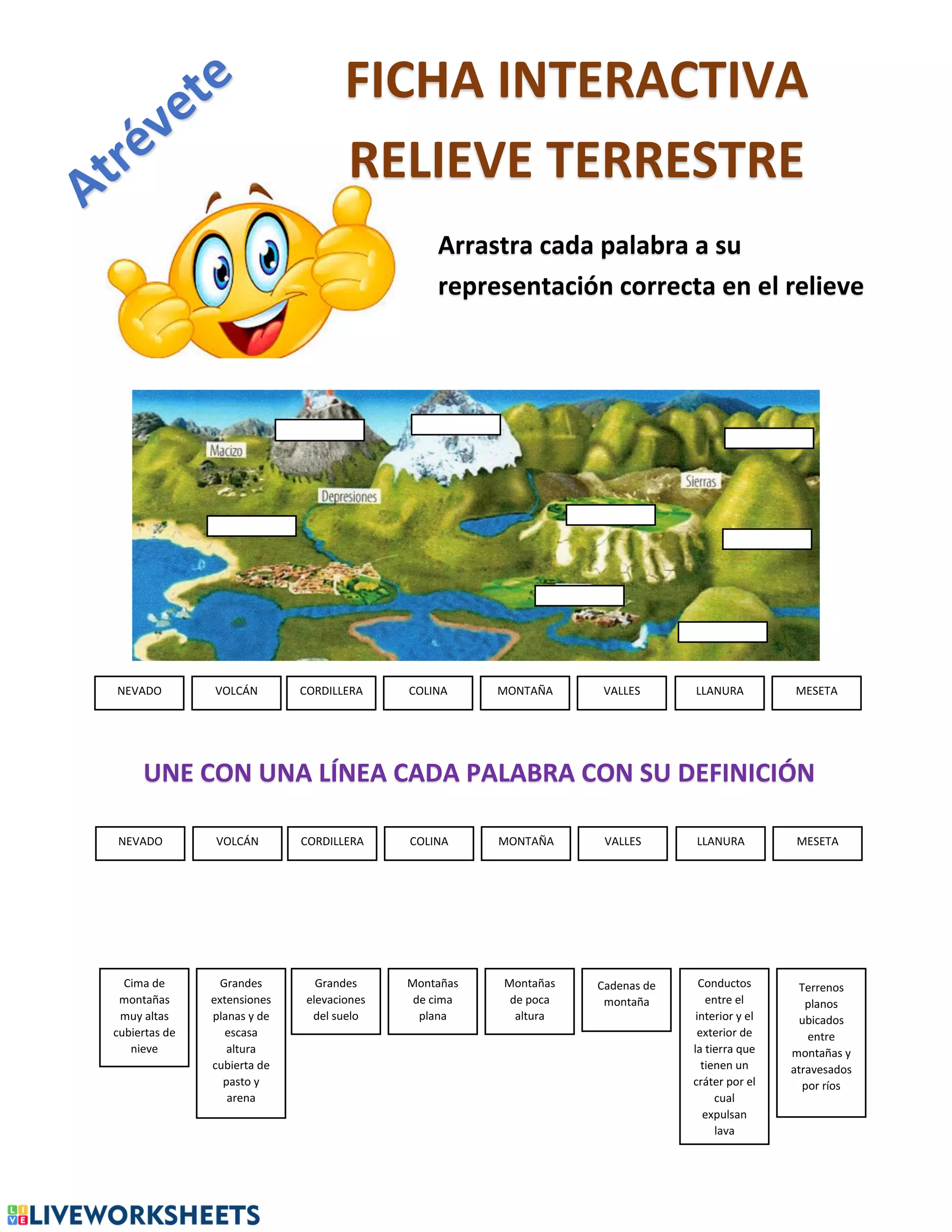 Formas De Relieve Para 2do Grado 32 Ideas De SOCIALES 1 En 2025