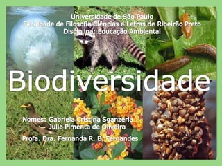 Biodiversidade e aspectos biológicos | PPT