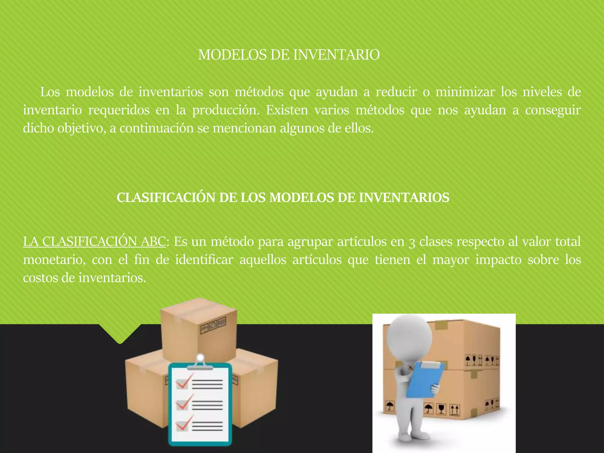 Sistemas y Modelos de Inventarios | PPTX | Logistics | Business