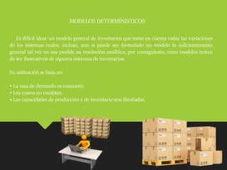 Sistemas y Modelos de Inventarios | PPTX