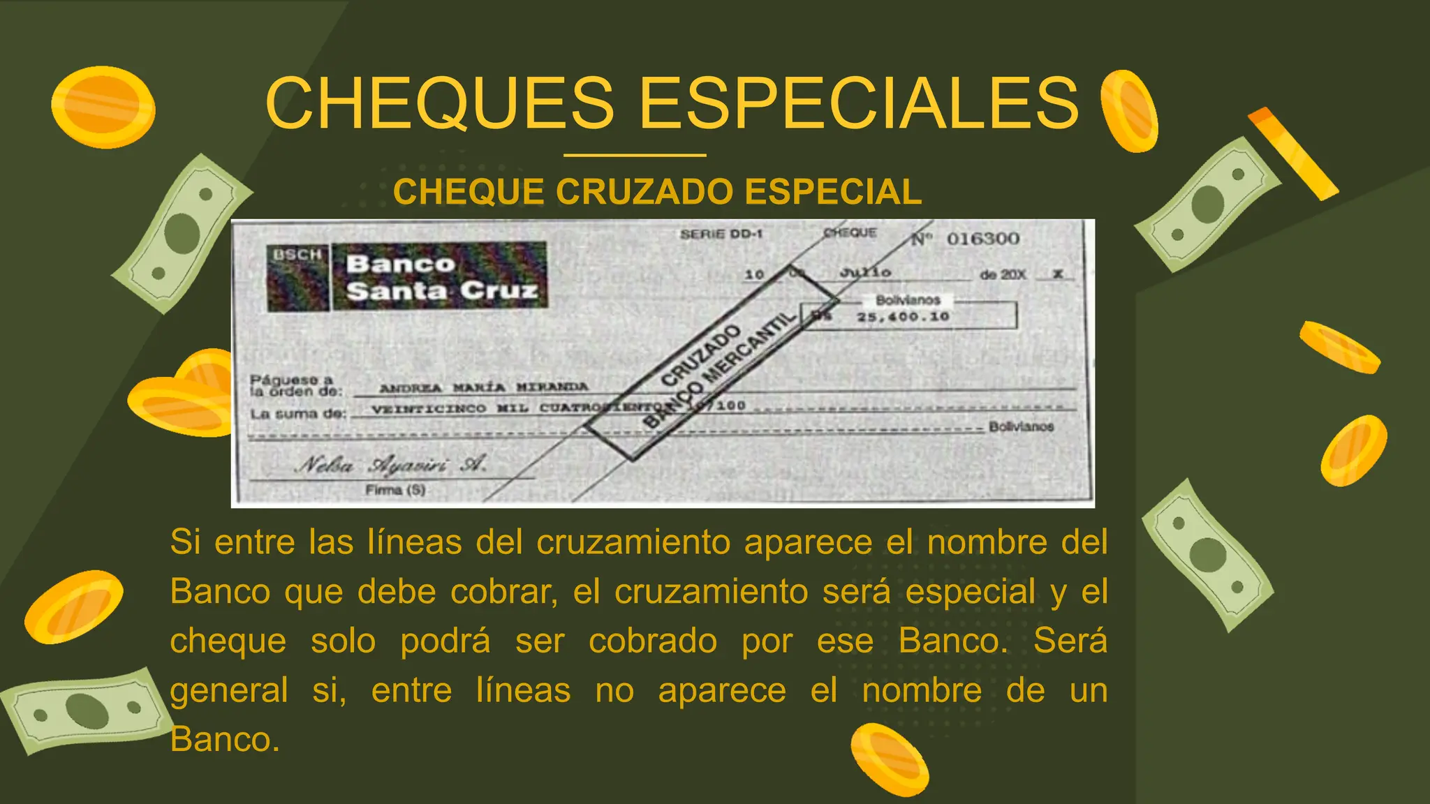 TEMA EL CHEQUE DE BANCO PARA SACAE PLANTILLAS | PDF