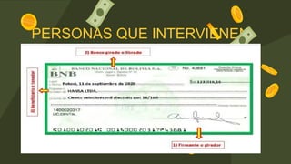 TEMA EL CHEQUE DE BANCO PARA SACAE PLANTILLAS | PDF
