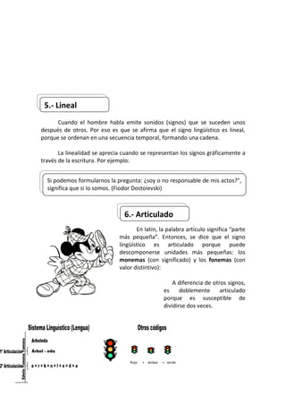 Tema nº 001 el signo linguístico | DOC