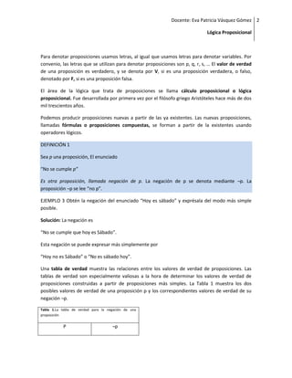 Tema 2 logica proposicional | PDF