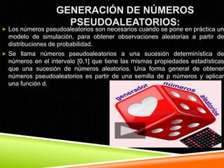 NÚMEROS PSEUDOALEATORIOS UNIDAD II | PPTX