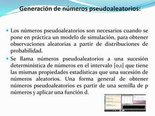 Tema numeros pseudoaleatorio | PPTX