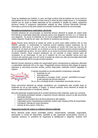 Tema „Pregatirile inainte de ziua alegerilor” | PDF