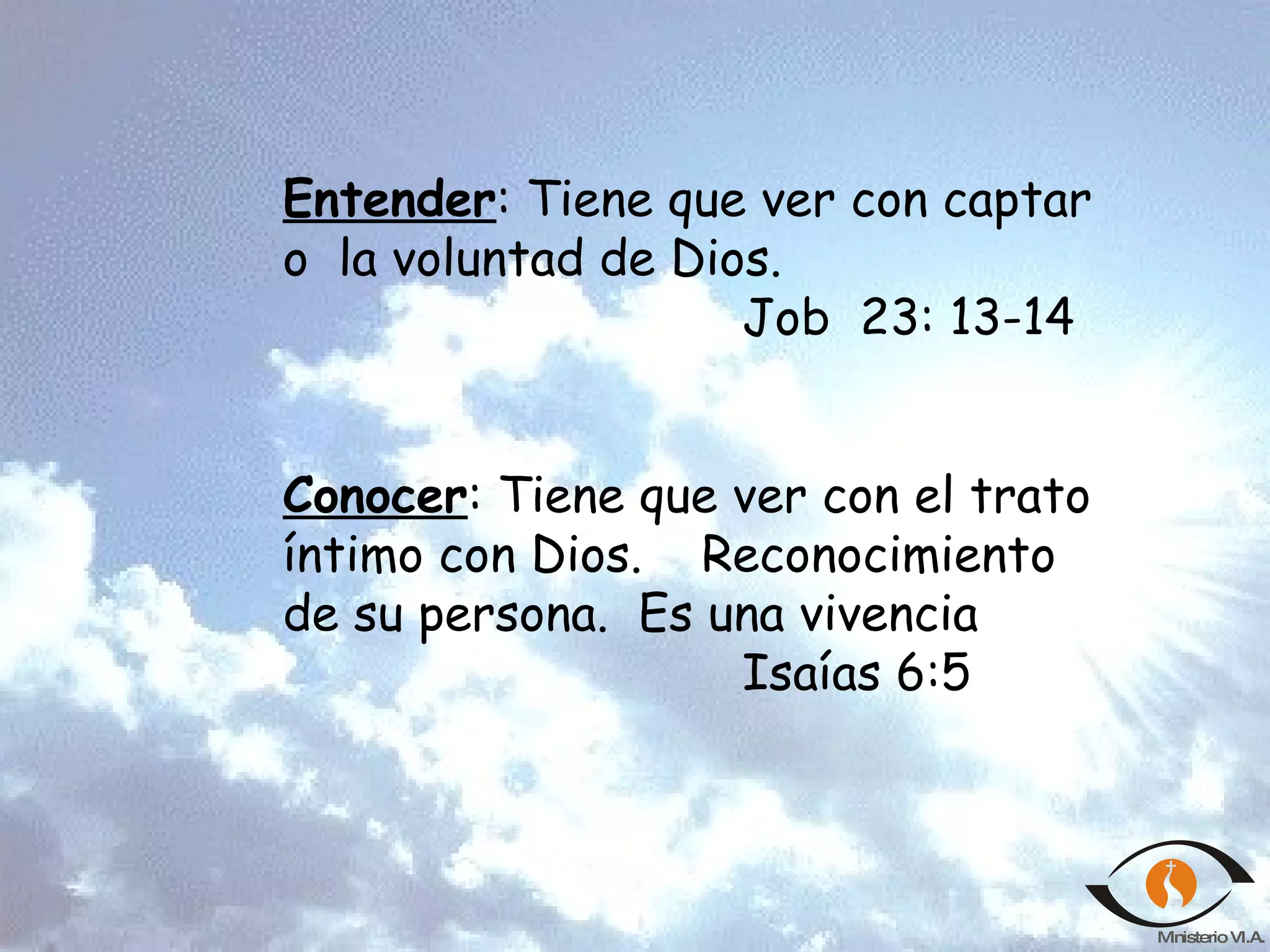 Entender y conocer que YO SOY JEHOVÁ | PPT