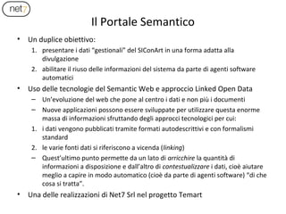 Il Portale Semantico nel progetto TEMART | PPT | Databases | Computer Software and Applications