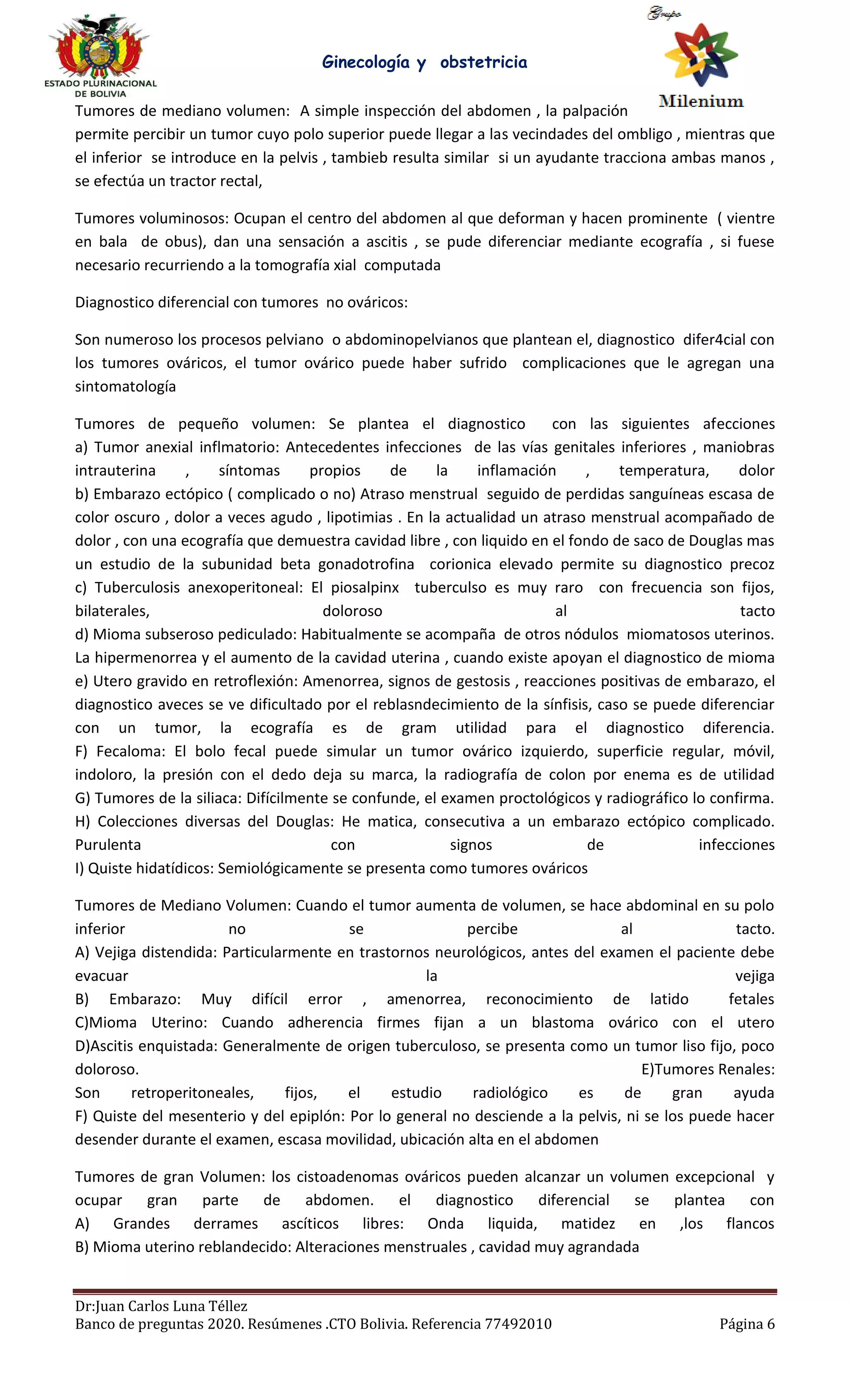 Cancer de Ovario | PDF | Pregnancy | Reproductive Health