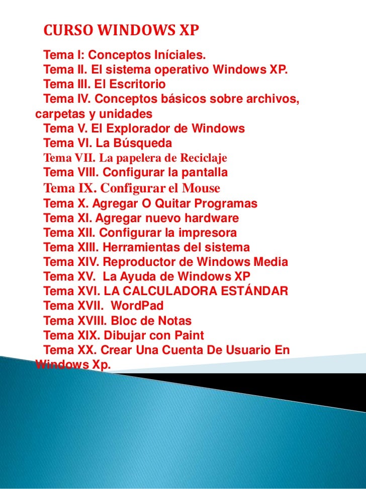 Temas De Cursos computacion