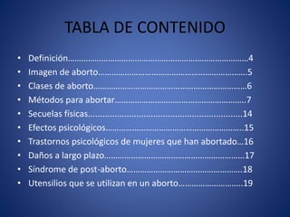 El aborto | PPTX