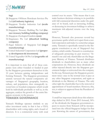 Temasek and the Singapore Model | PDF