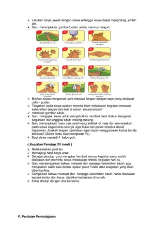 contoh RPP Tematik Kelas 1 | PDF