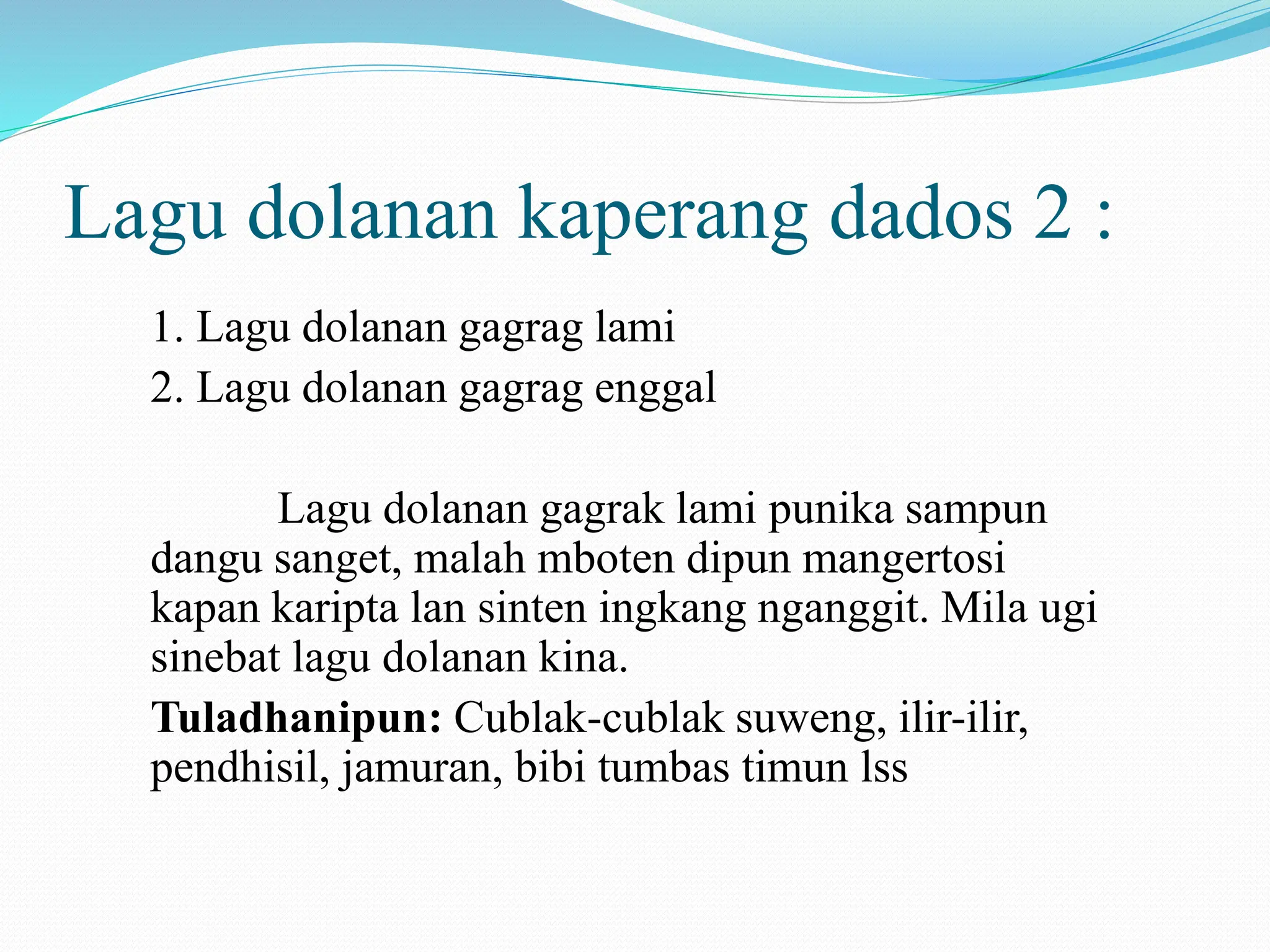 Tembang Dolanan, Macapat untuk bahan pembelajaran tembang Jawa.pptx