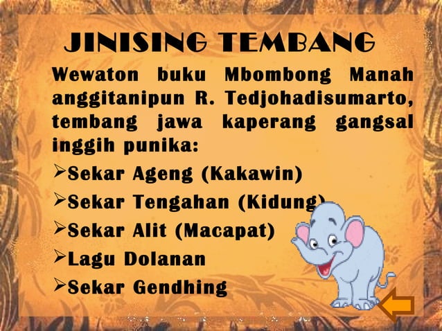 Tembang macapat kinanthi | PPT