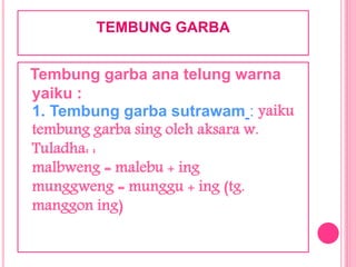 Tembung garba | PPT