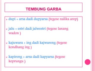 Tembung garba | PPT