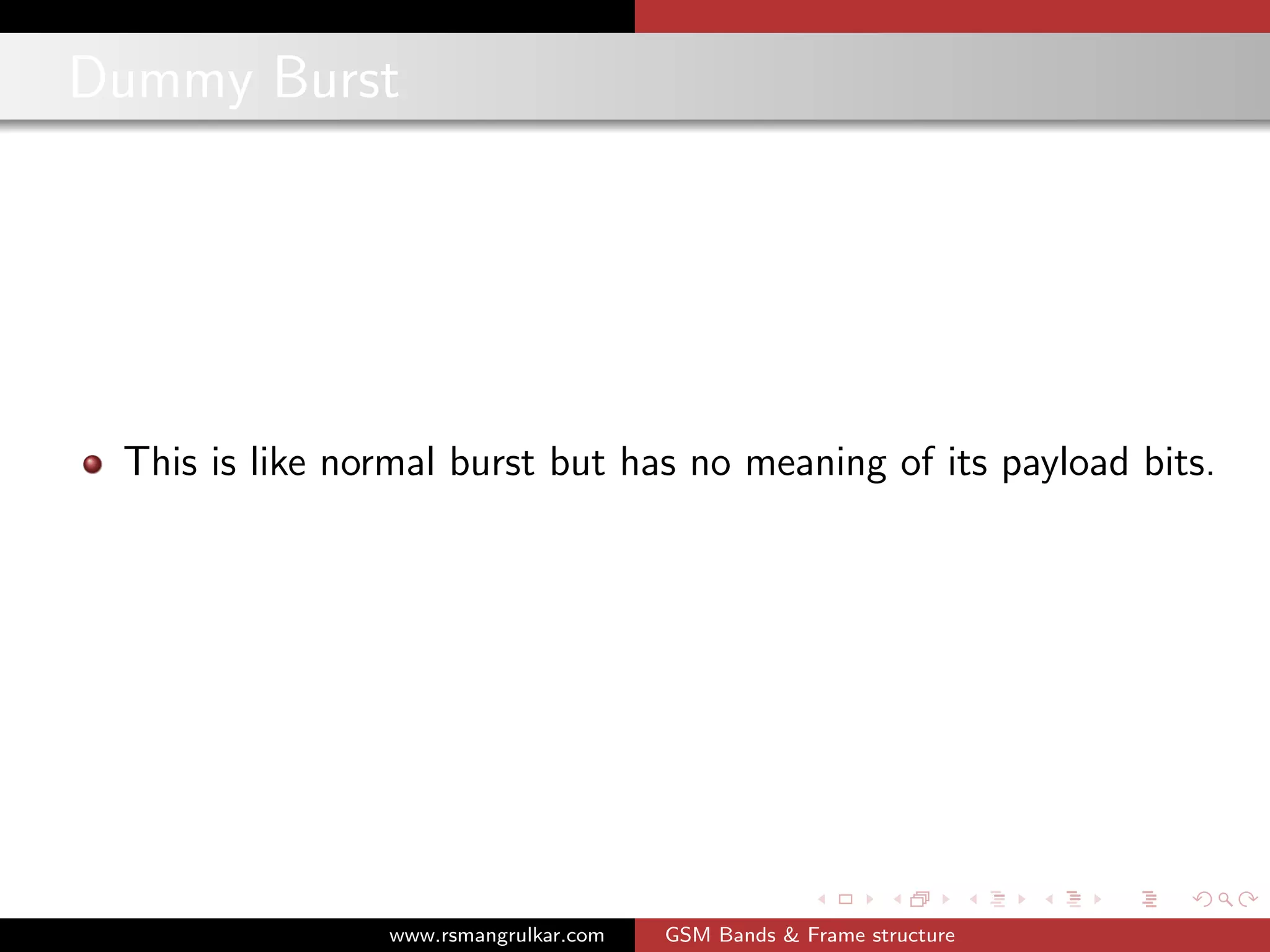 GSM Bands and Frame Structure | PDF