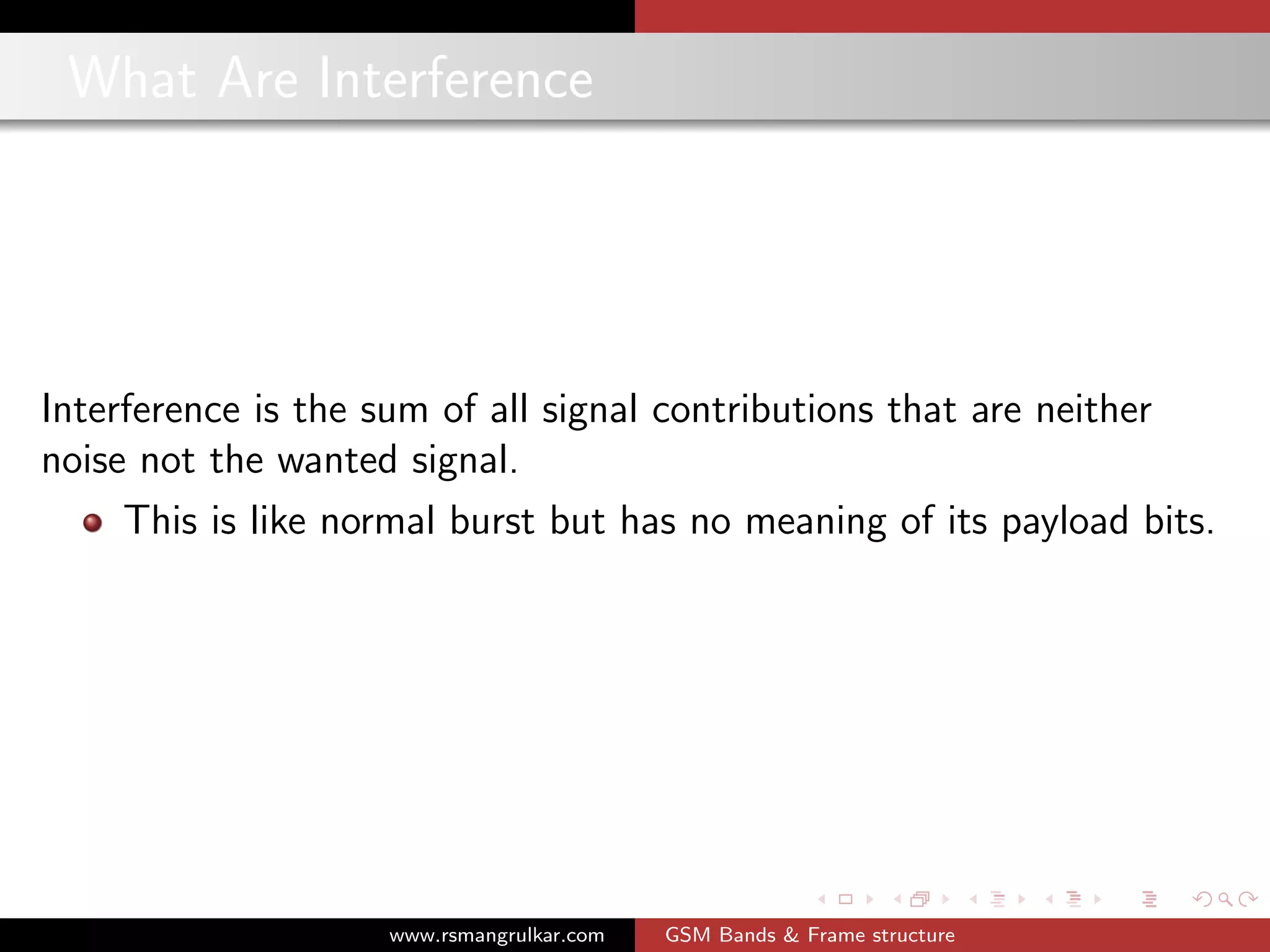 GSM Bands and Frame Structure | PDF