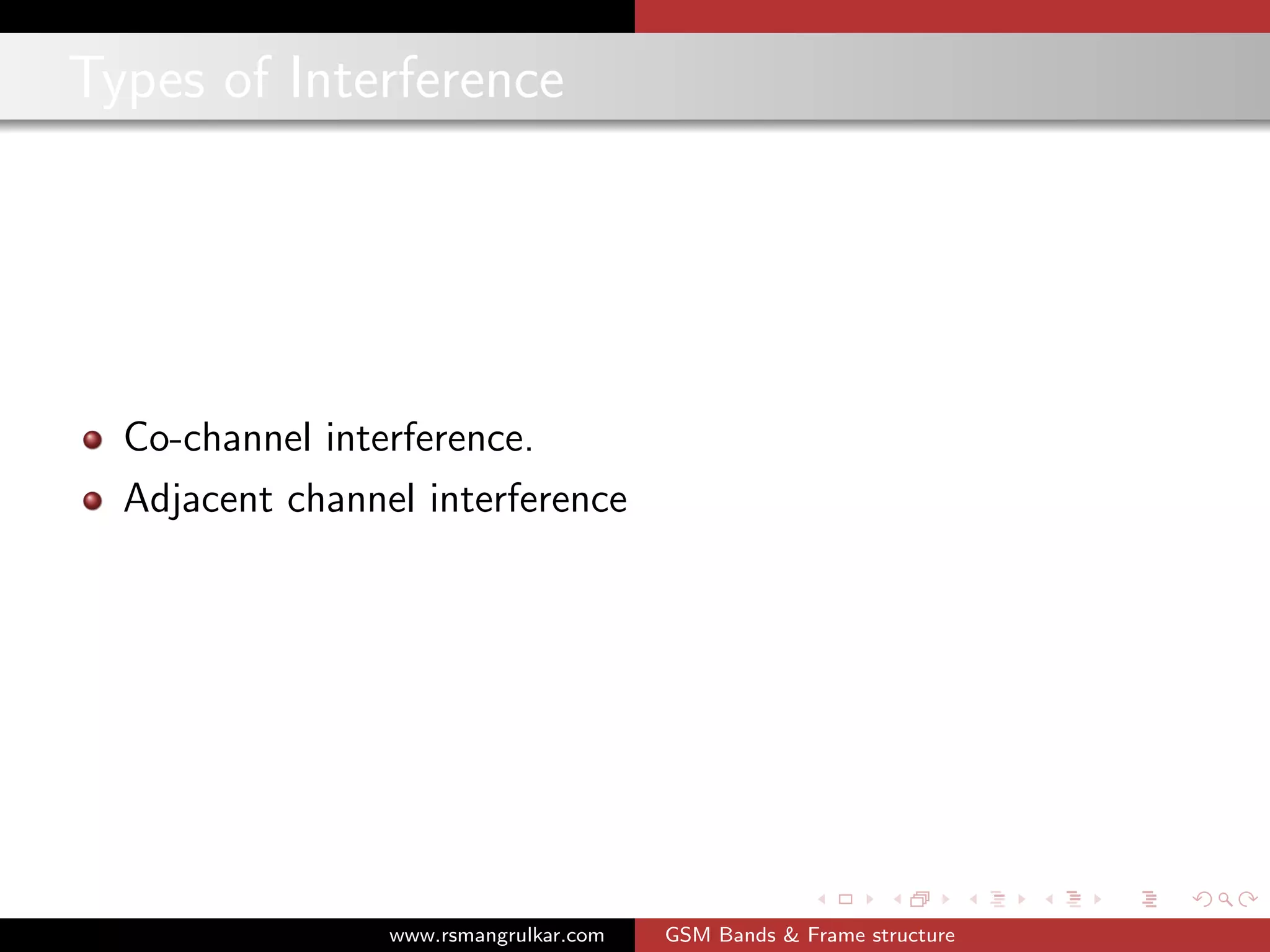 GSM Bands and Frame Structure | PDF