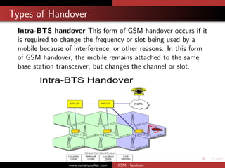 GSM: Handovers | PDF