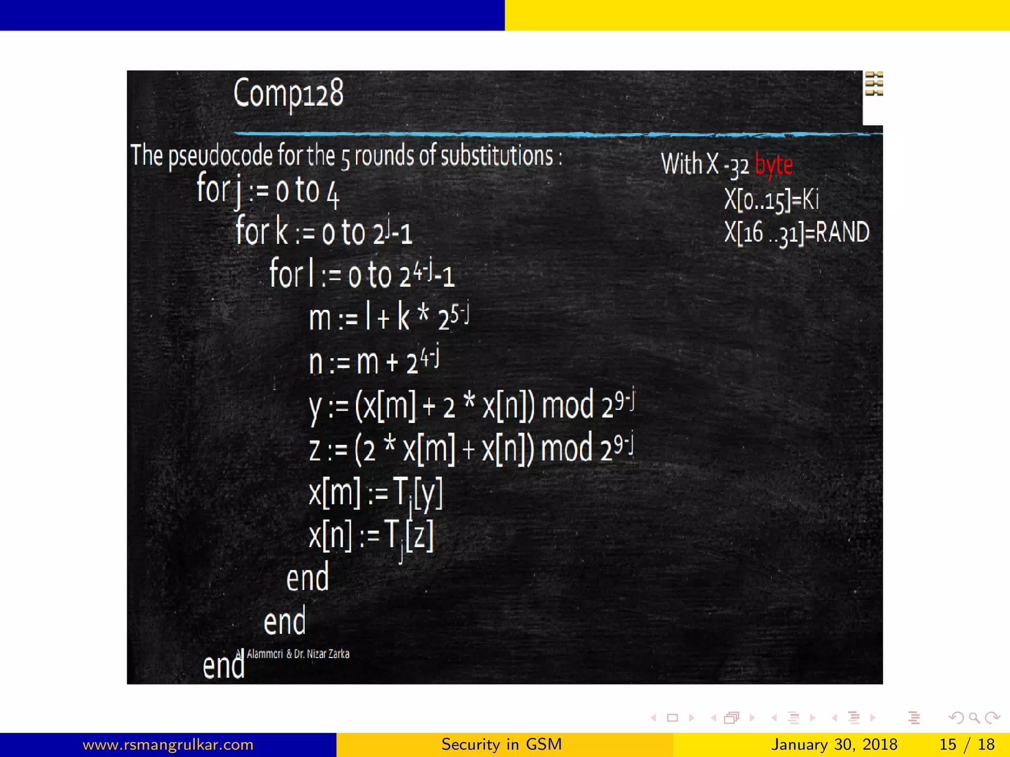Security in GSM | PDF